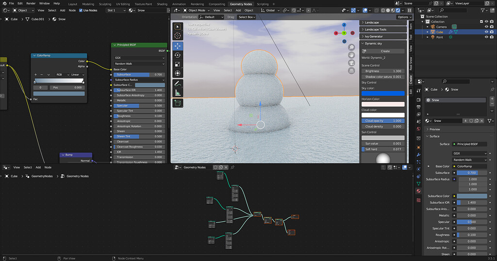 Geometry Nodes Course - Finished Projects - Blendermania3D