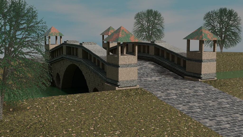 Weekly Challenge #228 : "Bridge" - Weekly Challenge - Blendermania3D