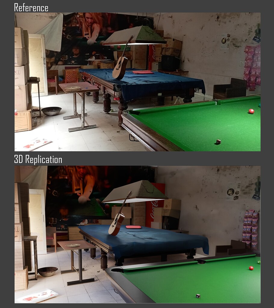 Environmental Design 3D replication - Finished Projects - Blendermania3D