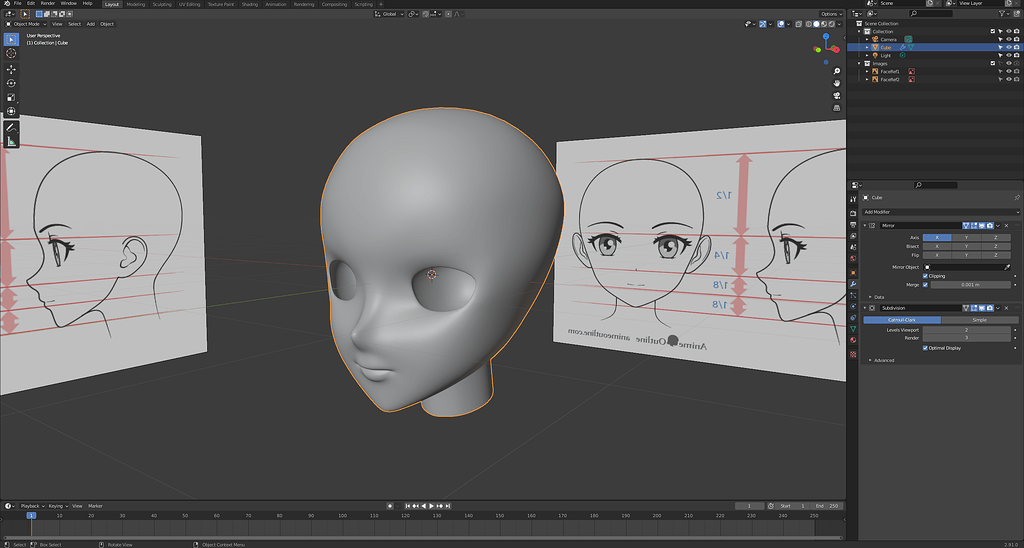 Blender Anime - Works in Progress - Blendermania3D