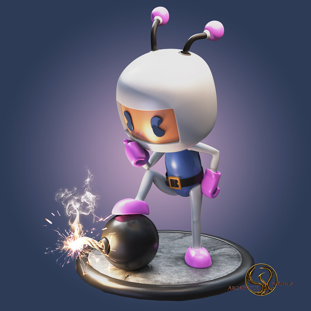 Bomberman Fan Art - Finished Projects - Blendermania3D