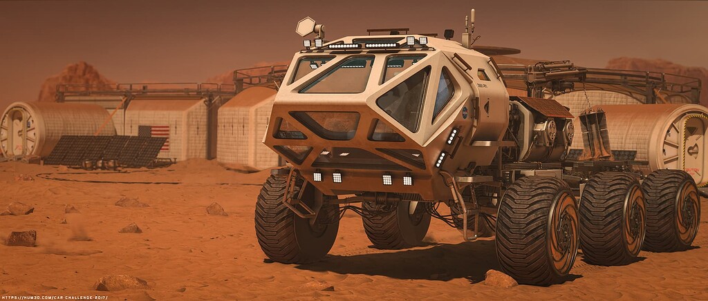I'm relatively new to blender, I've made this rover and I'm stuck when ...
