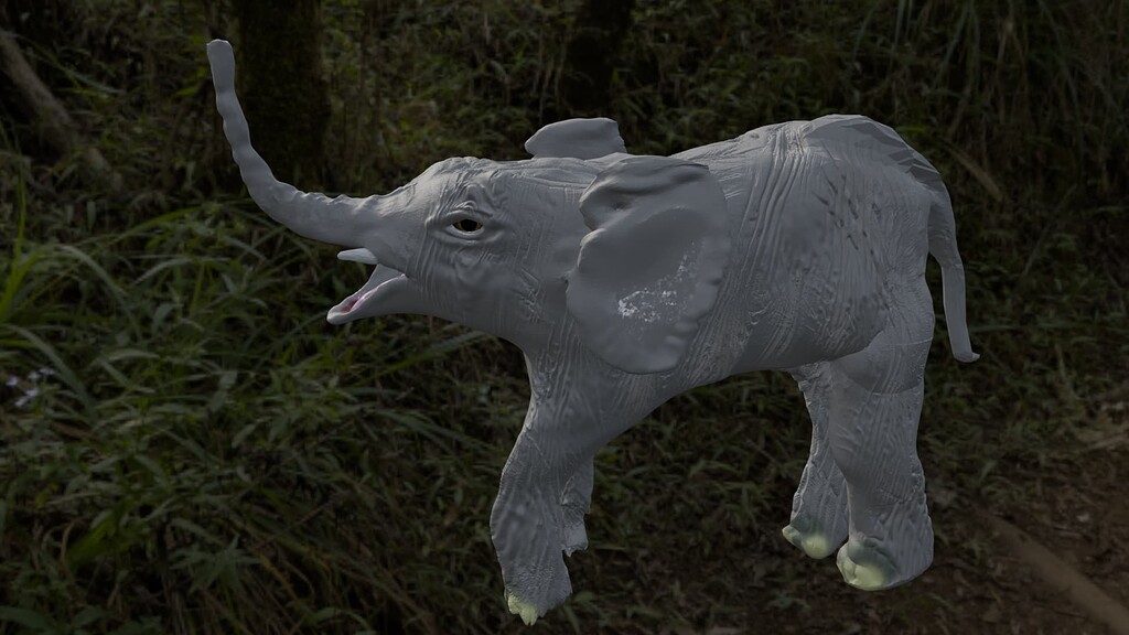 Four-Legged Creature for Course A-Z 3dAnimation assignment - Works in ...