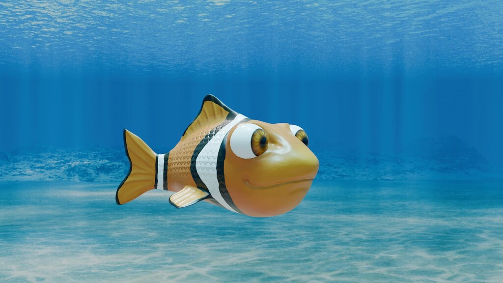 Fish Sculpt of Nemo (sort of) - Finished Projects - Blendermania3D