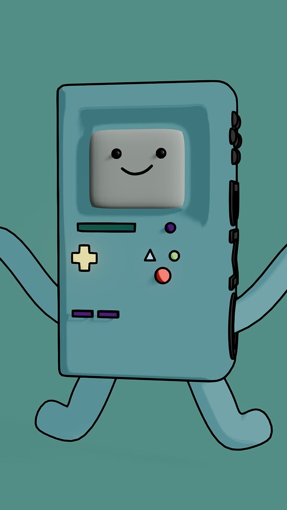 BMO wallpaper - Finished Projects - Blendermania3D