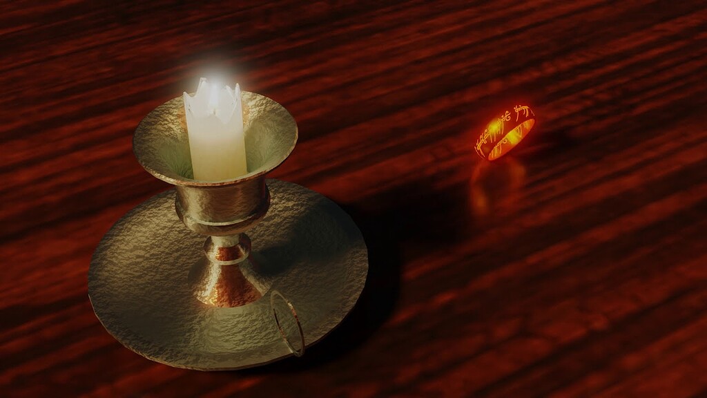 Ring Animation audio test - Works in Progress - Blendermania3D