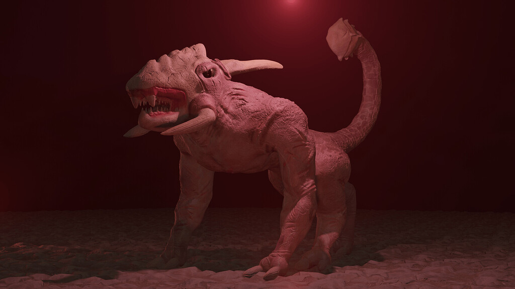 4 Legged Creature Render - Finished Projects - Blendermania3D