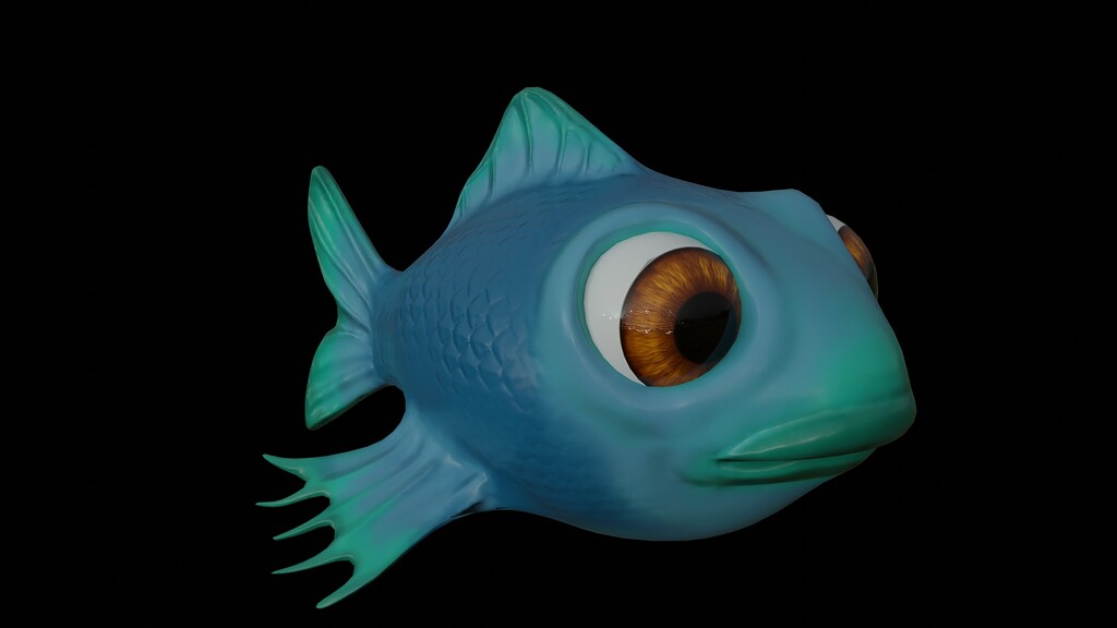 Fish Sculpt_finished - Finished Projects - Blendermania3D