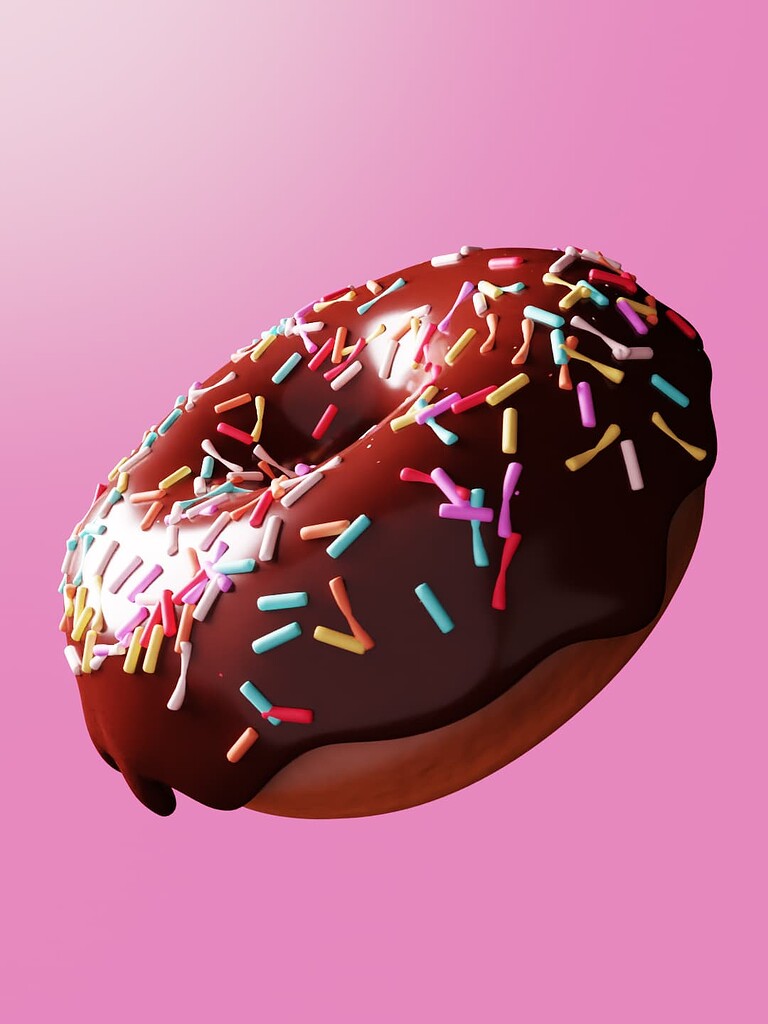 My finished Donut/ Render / Animation - Finished Projects - Blendermania3D