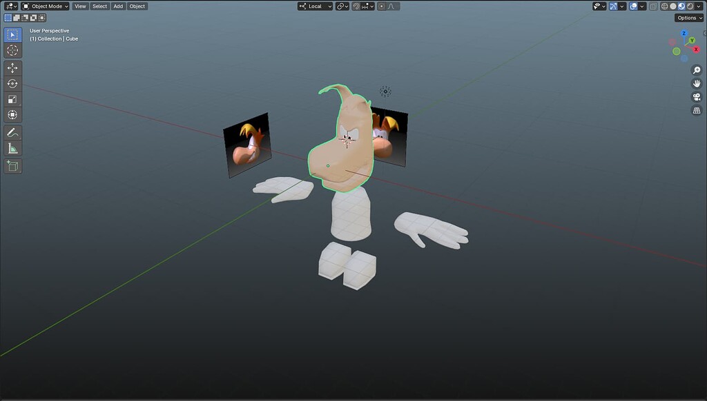 My Attempt at rayman - Works in Progress - Blendermania3D