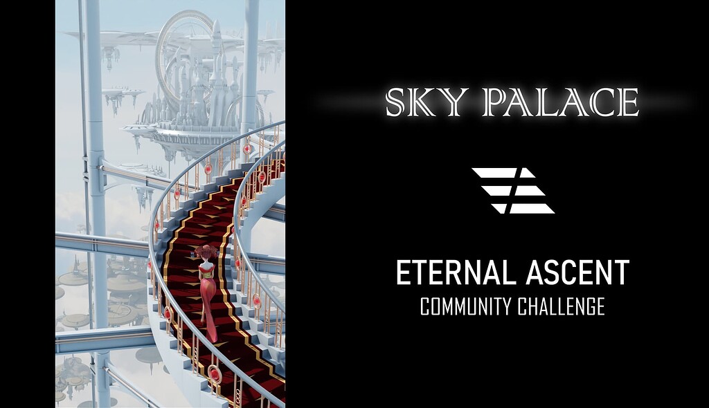 Sky Palace - Eternal Ascent Challenge - Finished Projects - Blendermania3D