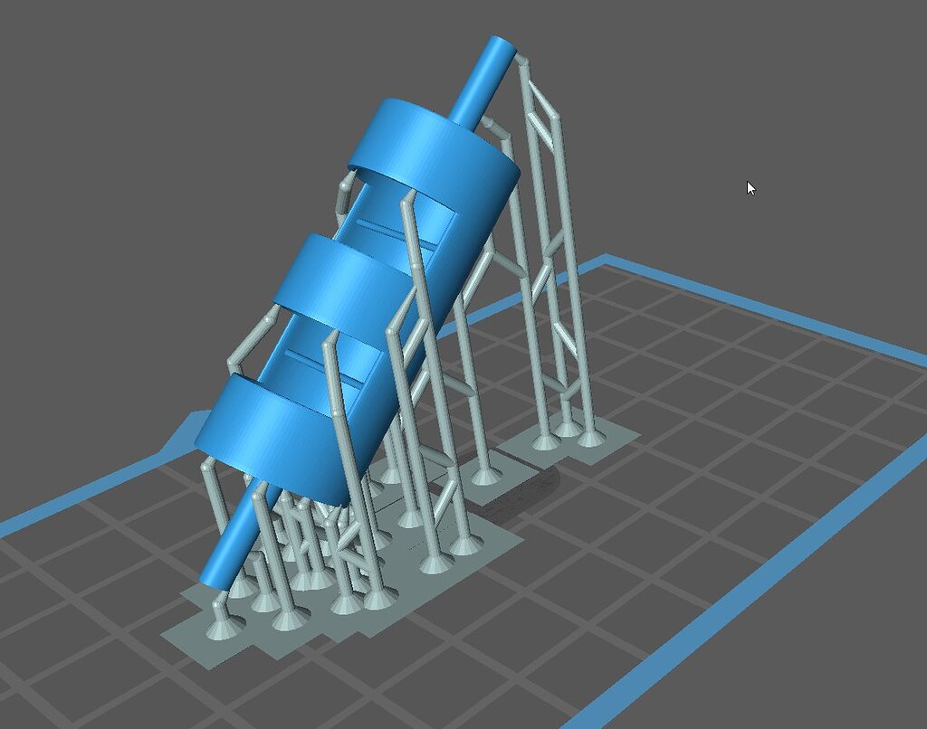 Miniature Strongman Log Tracker - 3D Printed Works - Blendermania3D