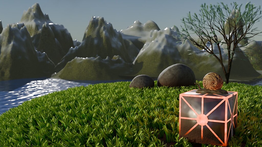Shader Nodes and Compositing Course - Finished Projects - Blendermania3D