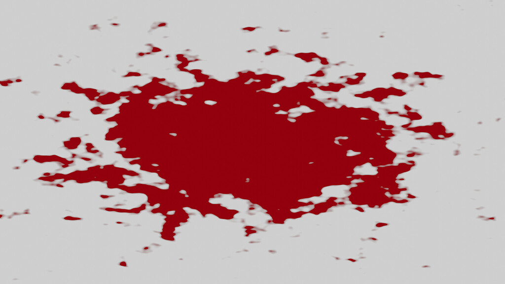 Blood Splatter - Finished Projects - Blendermania3D