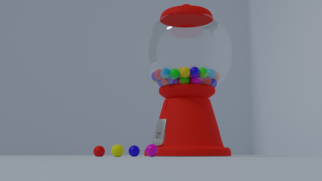 Gumball Machine - Finished Projects - Blendermania3D