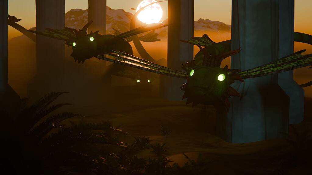 Here come the Geo-Dragons :) - Works in Progress - Blendermania3D