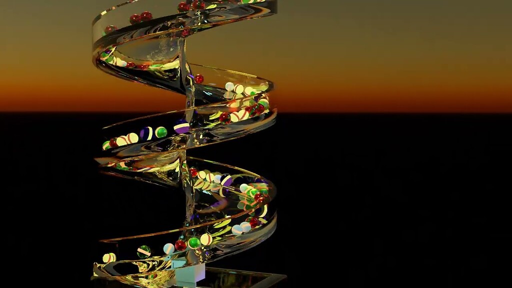 Marbles rolling - General - Blendermania3D