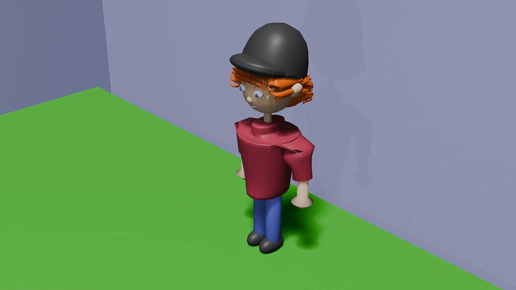 My first animation - Cube boy, but not so cubic - General - Blendermania3D