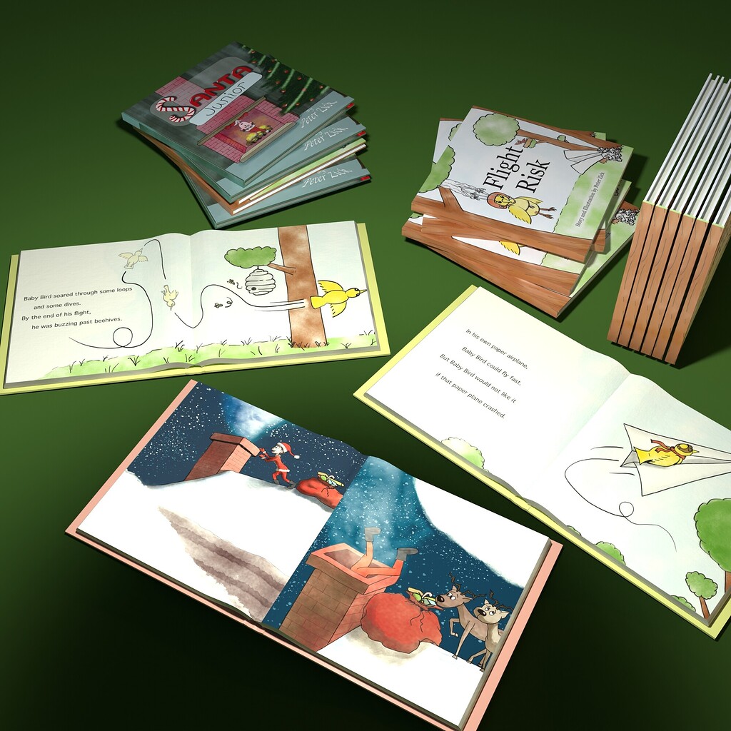 Daily Theme: Picture books - Daily Theme Renders - Blendermania3D