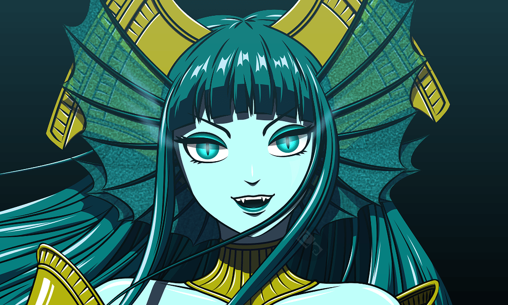 Abyssal Maiden - 2D Drawings - Blendermania3D