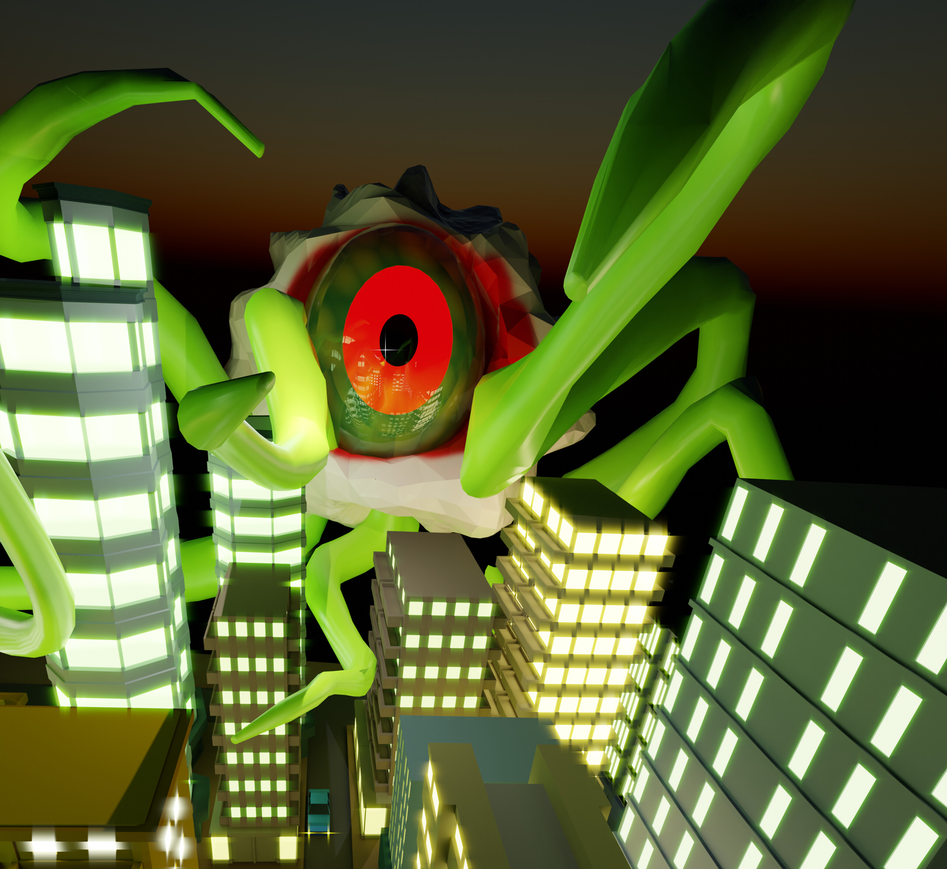 alien invasion 3D - Finished Projects - Blendermania3D