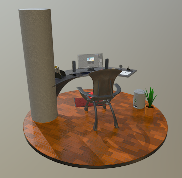 My Desk - Finished Projects - Blendermania3D