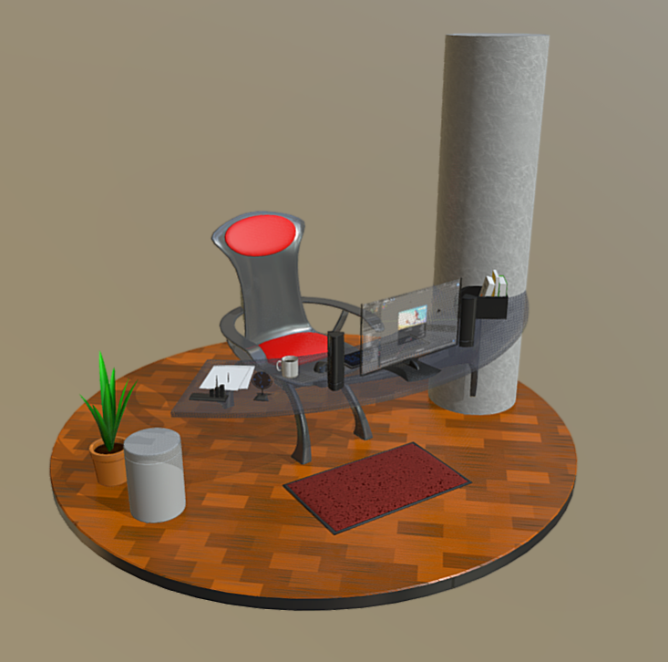 My Desk - Finished Projects - Blendermania3D